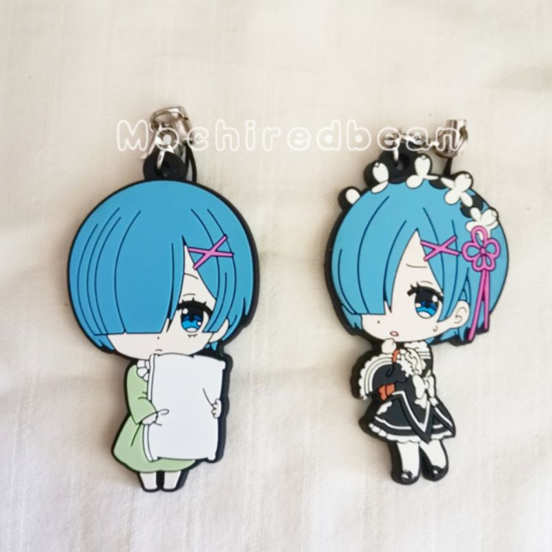 ReZero Life In Another World Keychain Kawaii Rem Keychain Anime ...