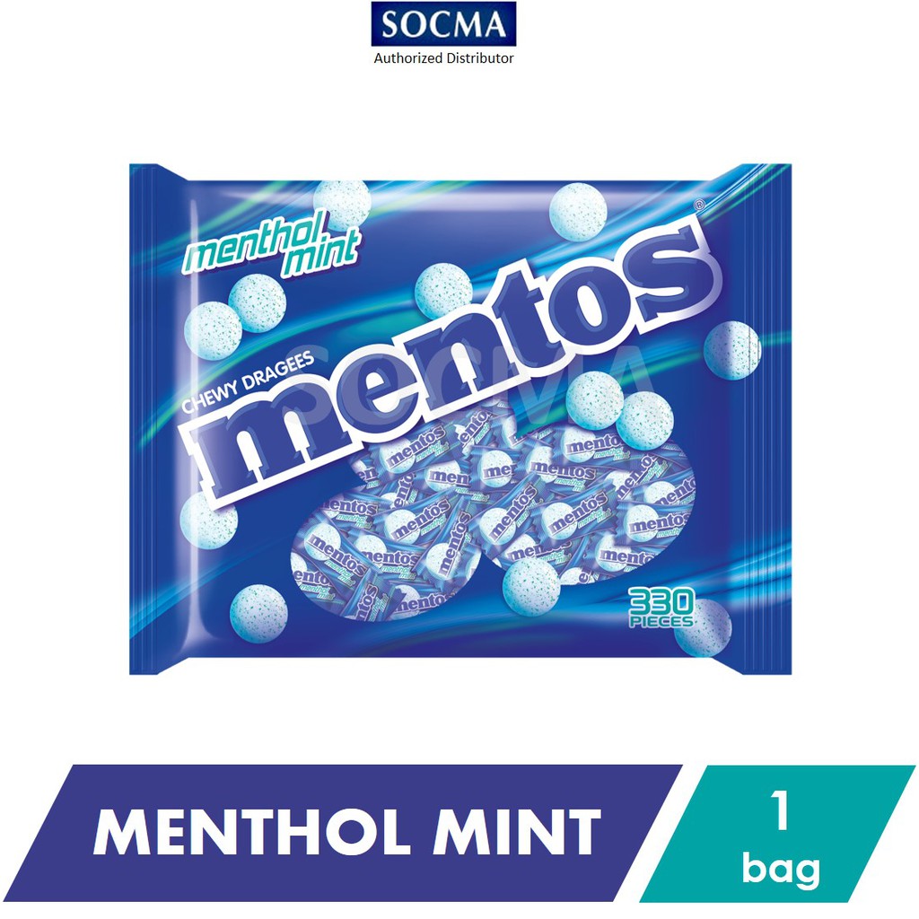 Mentos Pillow Pack 330s - Menthol Mint [1] | Shopee Malaysia