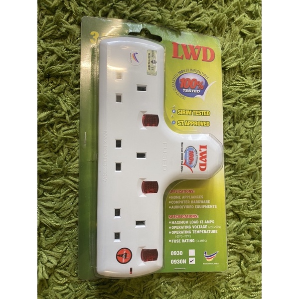 3 GANG ADAPTER PORT LWD | Shopee Malaysia