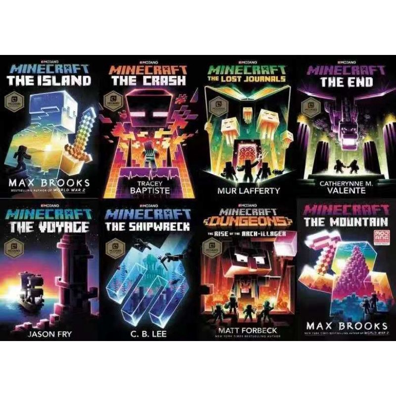 (8 books) Minecraft Novels | Shopee Malaysia