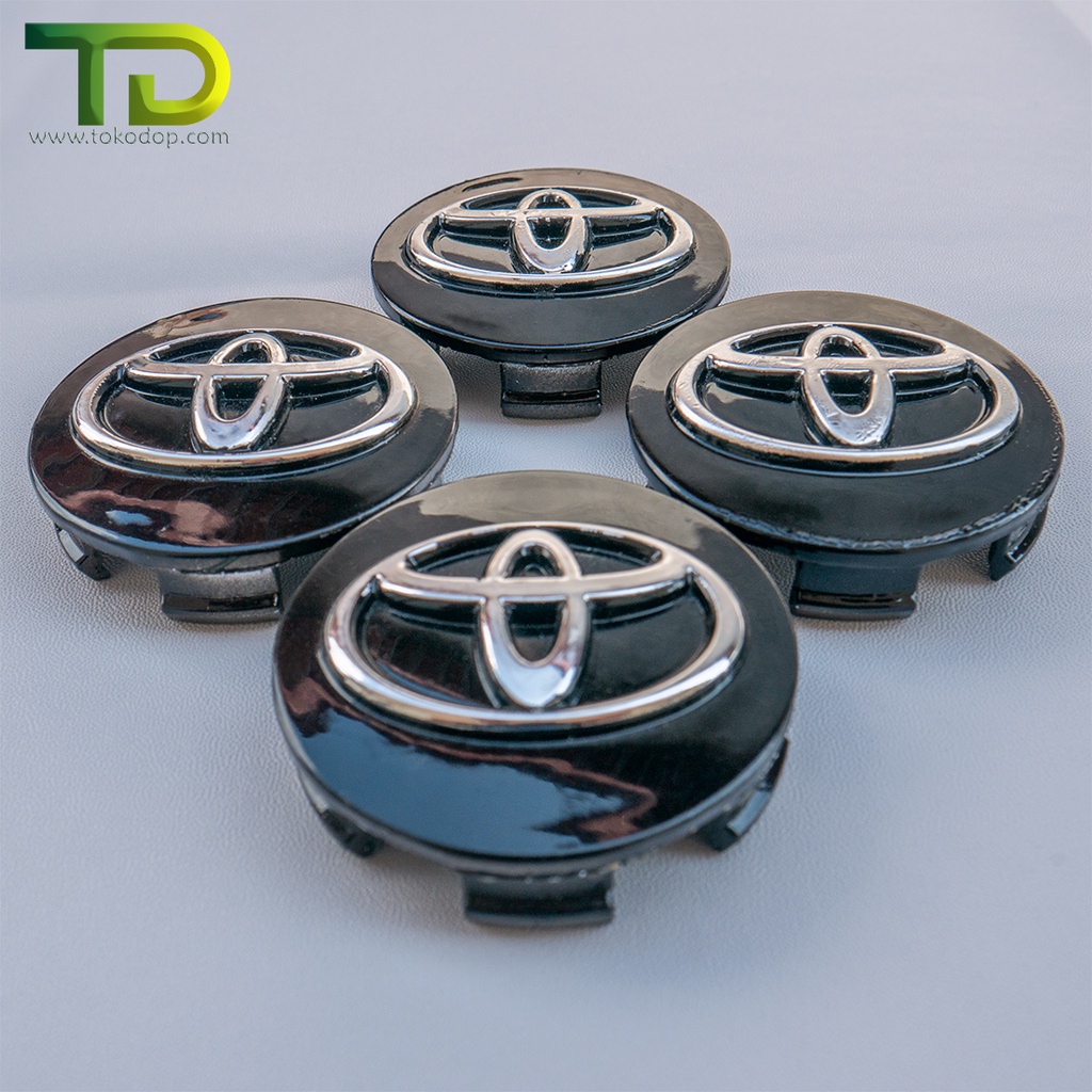 Avanza RUSH LAMA Rim Hubcap COVER BLACK CHROME Hat 5.7 CM Wheel Axle ...