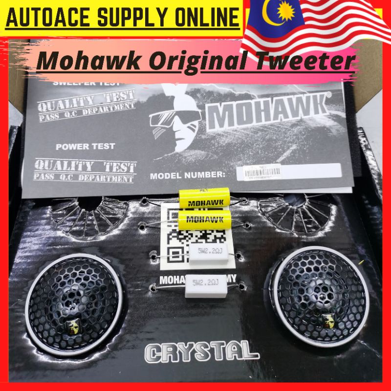 MOHAWK ORIGINAL 100% TWEETER MC1 CRYSTAL SILK DOME TWEETER | Shopee ...
