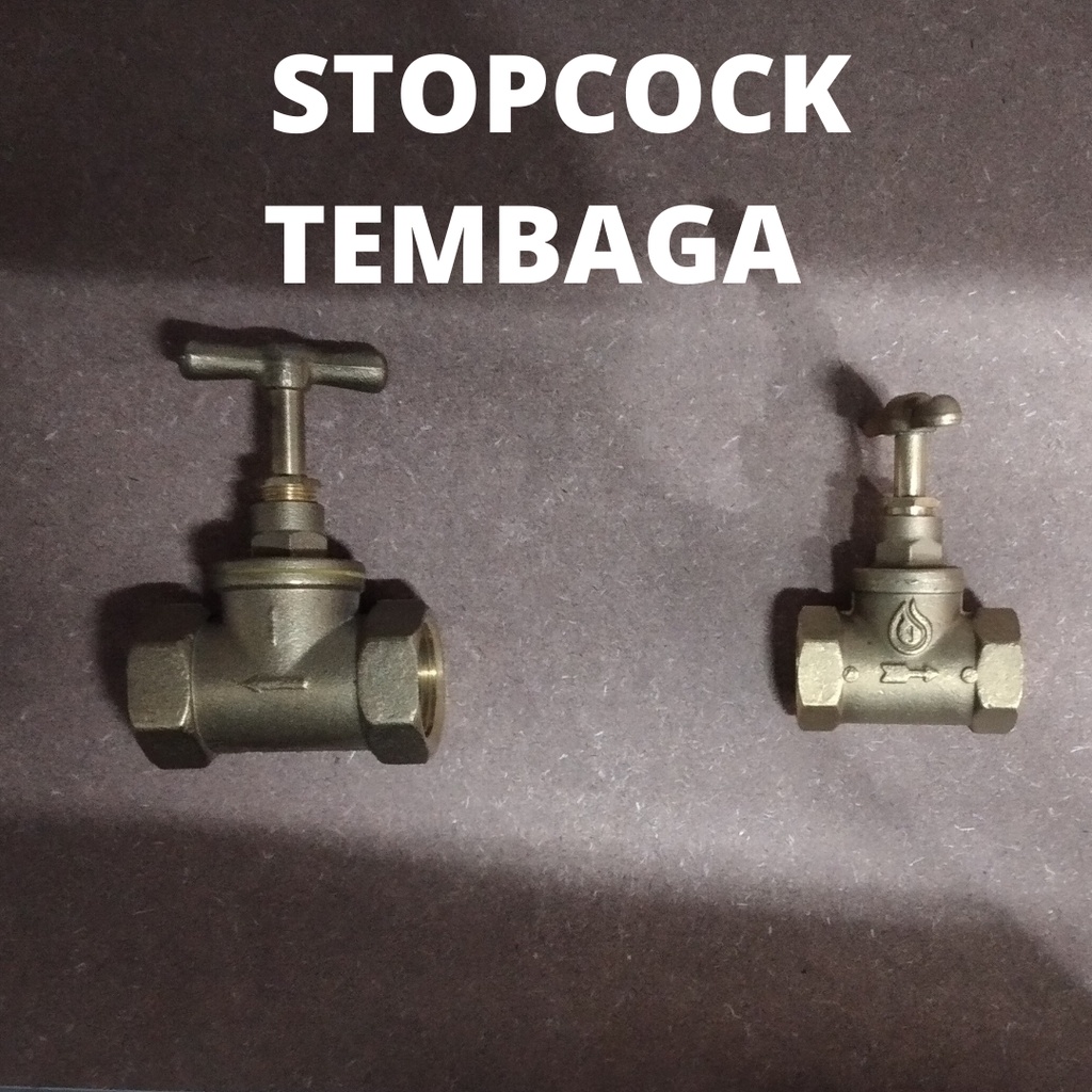 STOPCOCK TEMBAGA 1/2-3/4-1''ITEM INI MENGIKUT JENAMA YANG ADA | Shopee ...