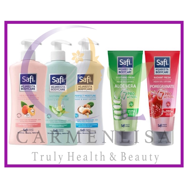 Safi Hijabista Body Care Hand & Body Lotion 400ml / Aqua Gel Lotion ...