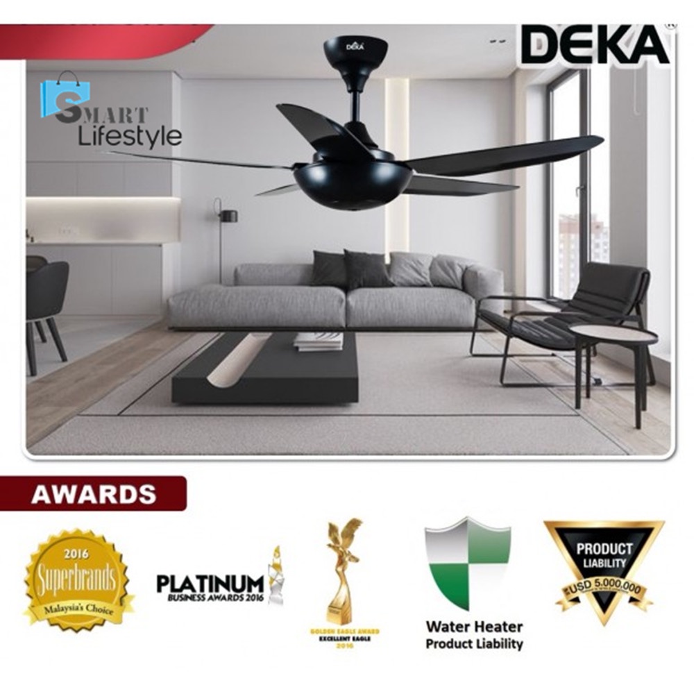 DEKA SMART LIFESTYLE 5 Blades Baby Fan With Remote Control SM46F / Baby ...