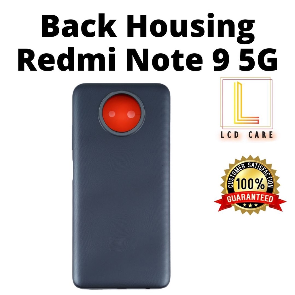 Redmi Note 9 5G Phone Back Battery Cover Housing Replacement | Shopee ...