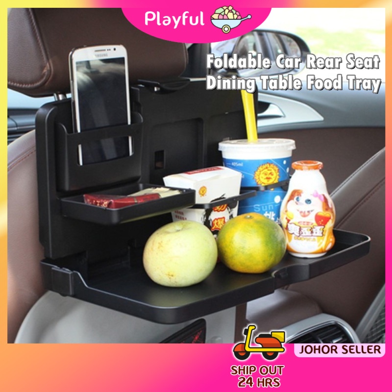 【PLAYFUL】Foldable Car Rear Seat Dining Table Food Tray Bezza Wira Car ...