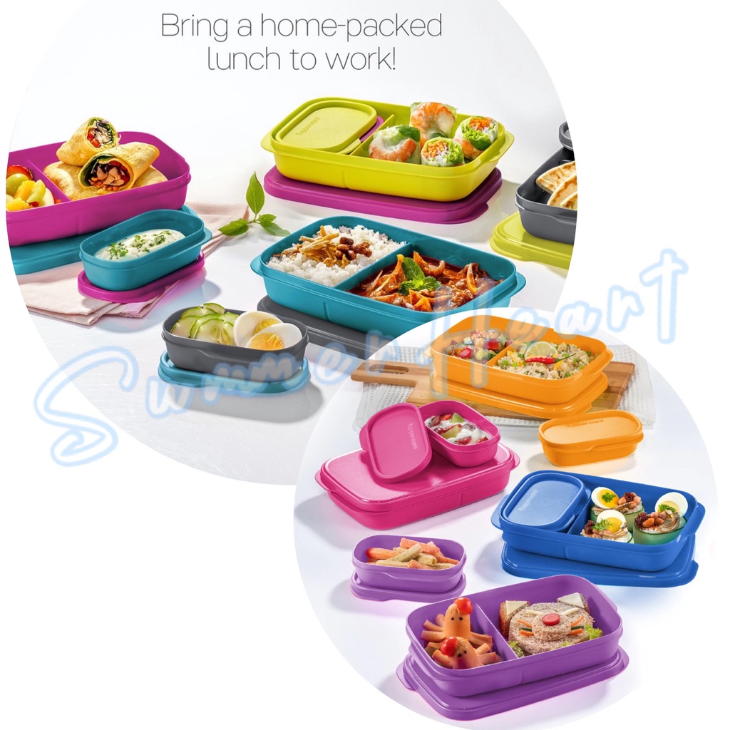 Tupperware Foodie Buddies Lunch Box (Set-560ml&120ml) | Shopee Malaysia