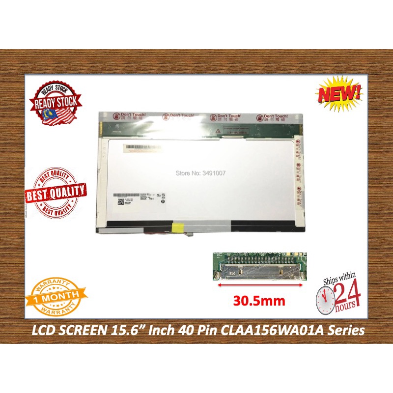 15.6 inch 40 Pin LCD SCREEN For LTN156AT01 B156XW01 V.0 N156B3-L02 L0B ...