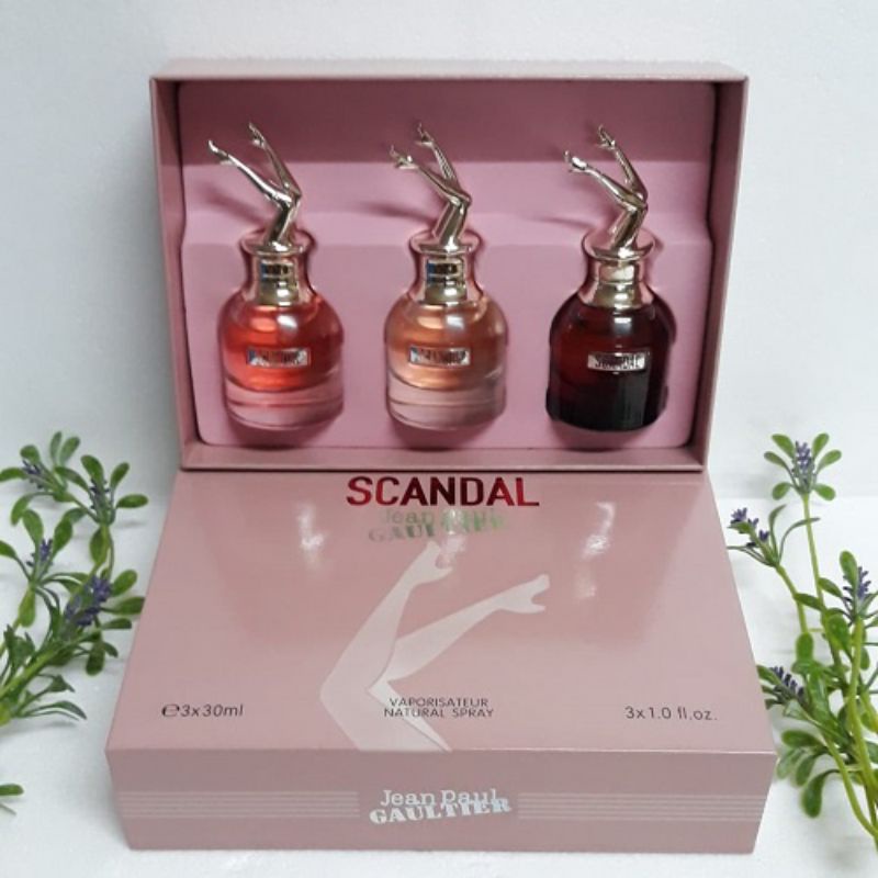Original Scandal By Jean Paul Gaultier Perfume Gift Set 3 IN 1 For ...