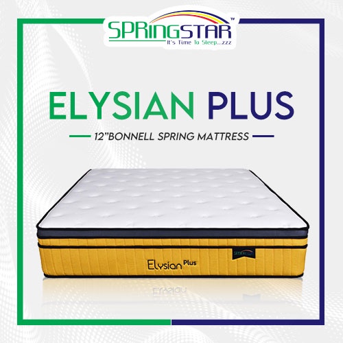 [FREE SHIPPING+READY STOCK] Spring Star Elysian Plus 12 Inches Bonnell Spring Mattress (Single ...