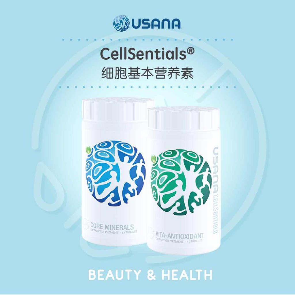 [Ready Stock] USANA CellSentials® Core Minerals Plus (09/2024) + Vita ...