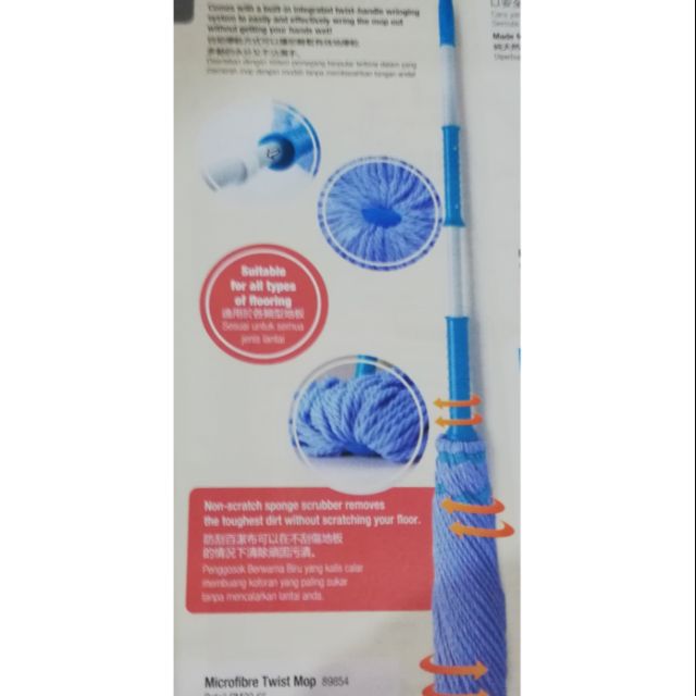 Microfiber twist mop ( Cosway) | Shopee Malaysia