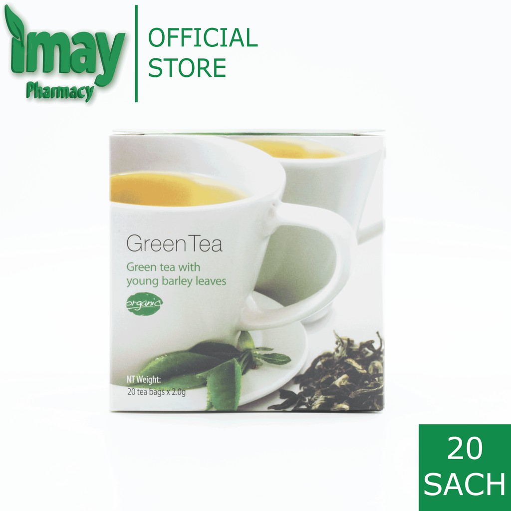 PLANET BARLEY PREMIUM GREEN TEA WITH YOUNG BARLEY LEAVES 20 SACHETS ...