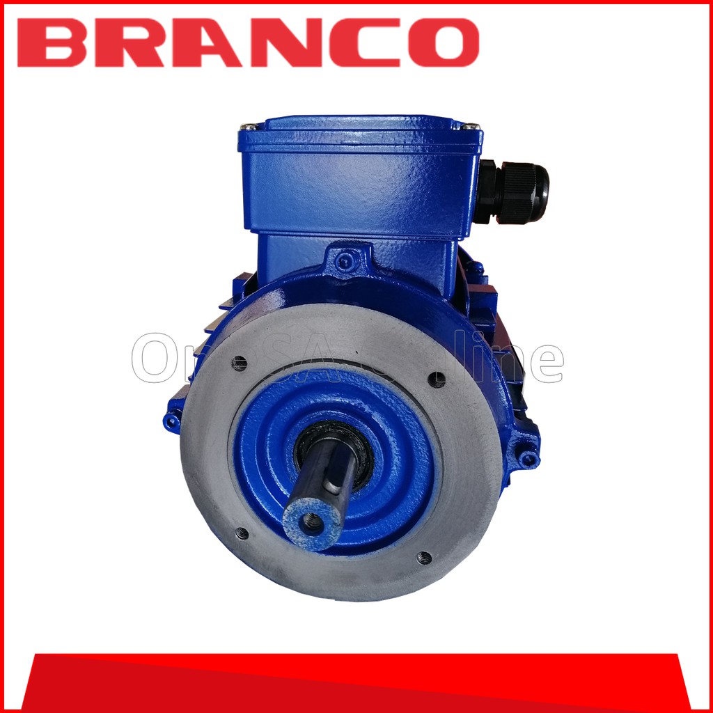 BRANCO BA-B14 SERIES 4P FLANGE MOUNT,4HP 3KW ALUMINIUM INDUCTION MOTOR ...