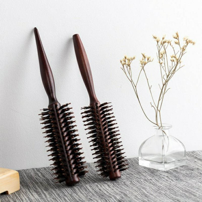 🔥Ready stock🔥Hair Comb,Wooden Rolling Hair Brush, Sandalwood Hair Comb ...