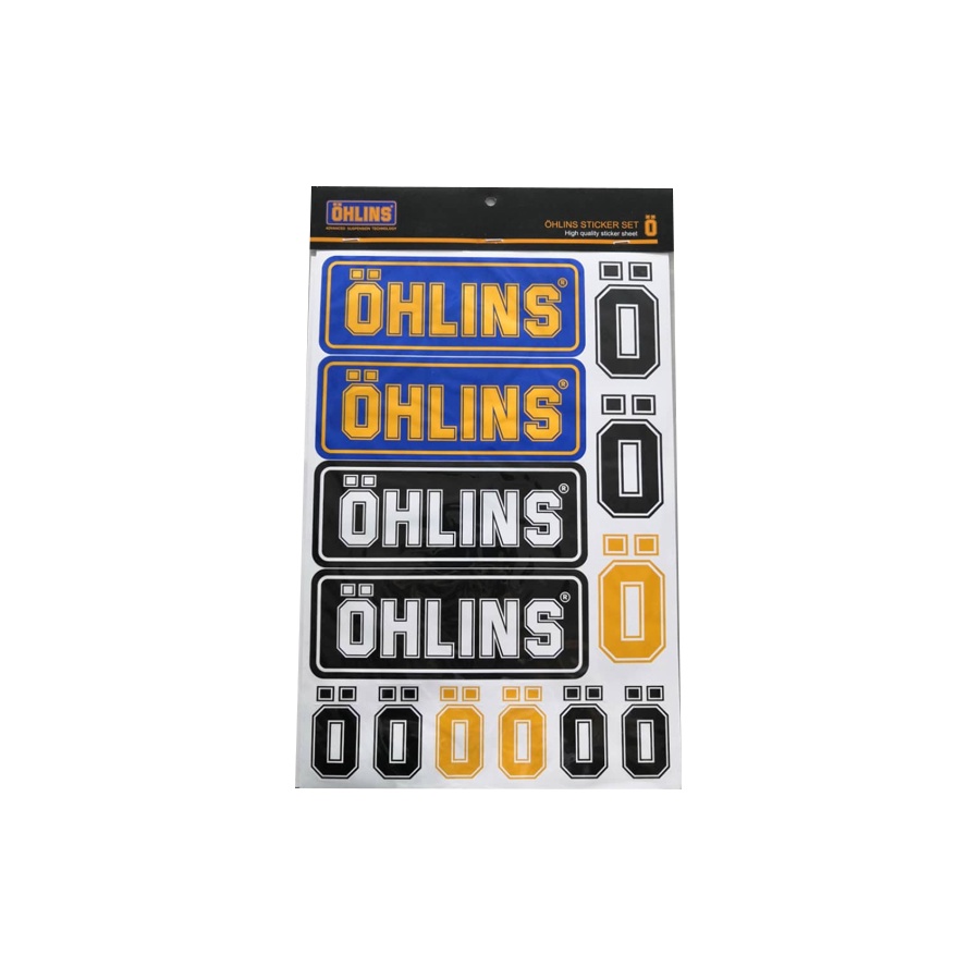 OHLINS sticker pack sticker set original (sheet) | Shopee Malaysia