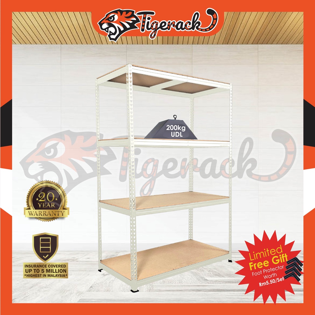 [FREE SHIPPING] TIGERACK Livin Rack Boltless Rack 4 Level Shelf Storage ...