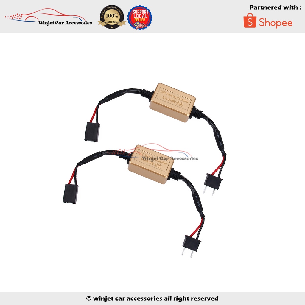C16 H1 H3 H4 H7 H8 H11 Can-bus Warning Error Decoder Canceller ...