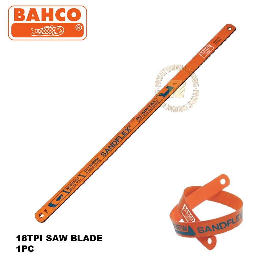 Bahco 18TPI & 24TPI New Sandflex BI-Metal Hack Saw Blade | Shopee Malaysia