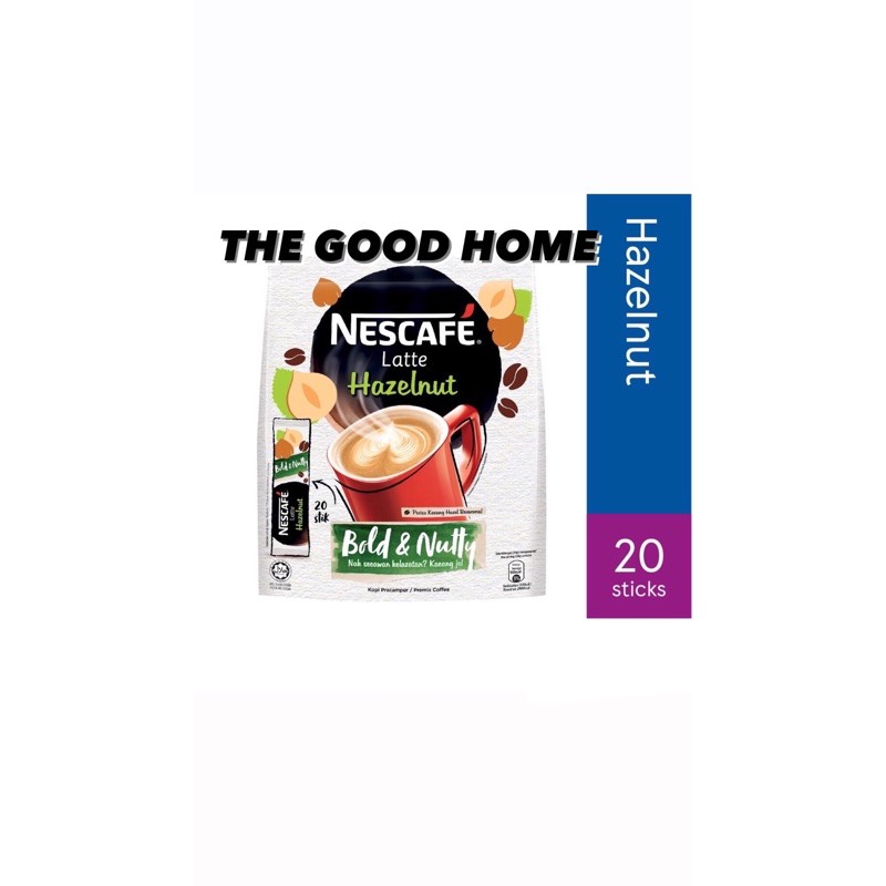 🔥PROMOTION🔥 Nescafe Hazelnut Latte (24g x 20's) | Shopee Malaysia