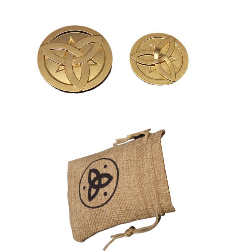 Surrounding Impact Genshin Mora Gold Coin Cloth Bag Board Game Props ...