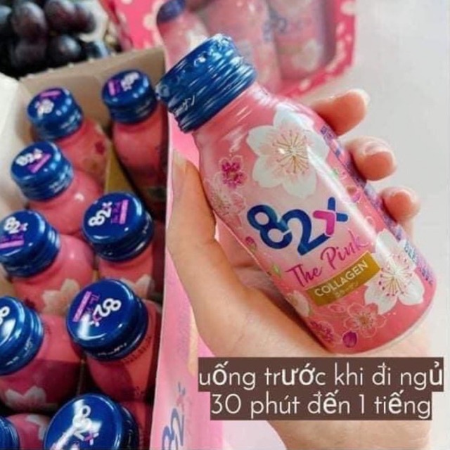 [Huge] 82x The pink collagen Drink, The pink collagen 82x (full Box Of ...