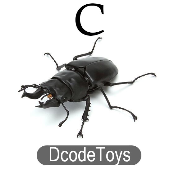 1/1 Size Bandai Gashapon Stag Beetle 3 insect bug -boy girl kid Gift ...
