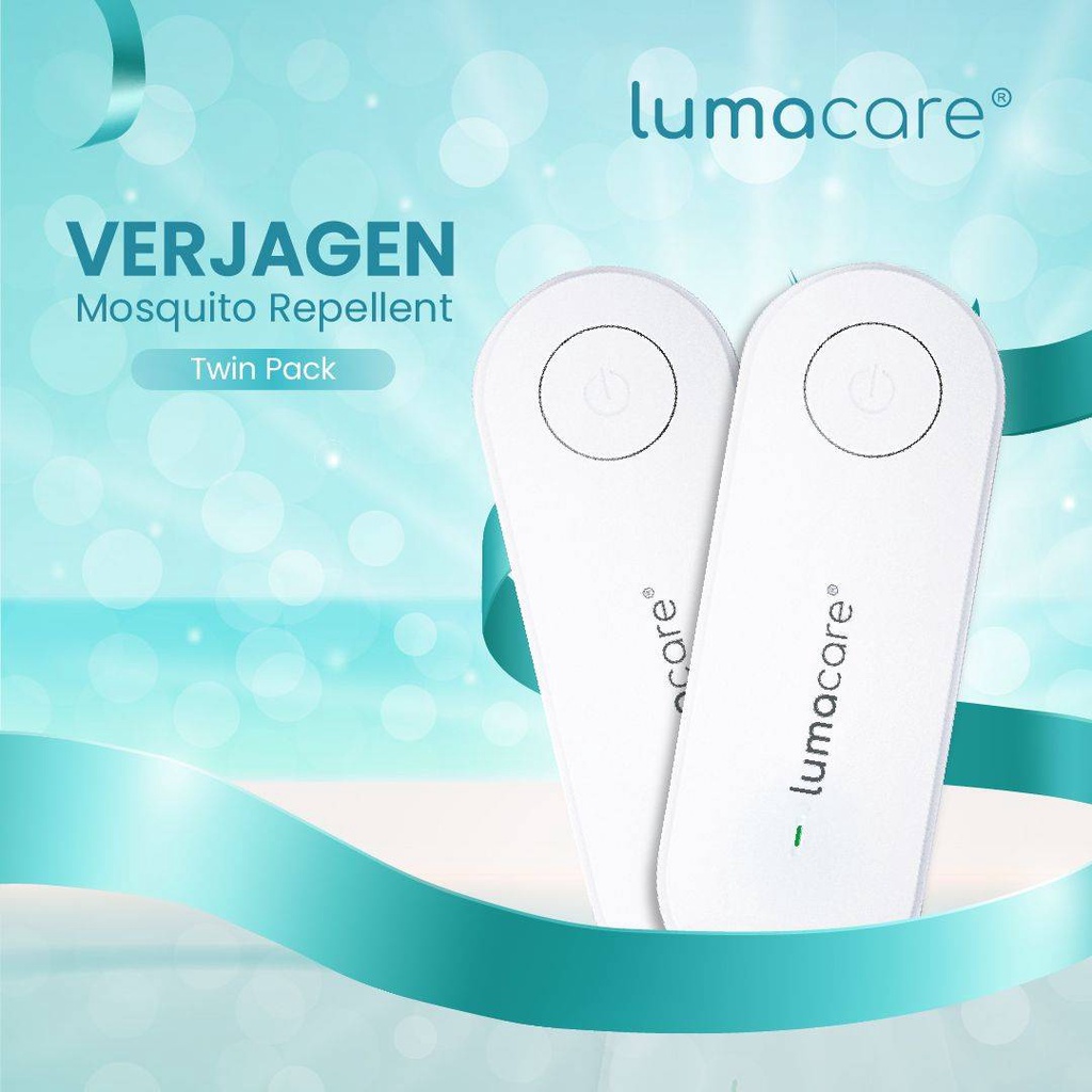 Lumacare Verjagen Mosquito Repellent (2pcs) Safe for babies, noiseless ...
