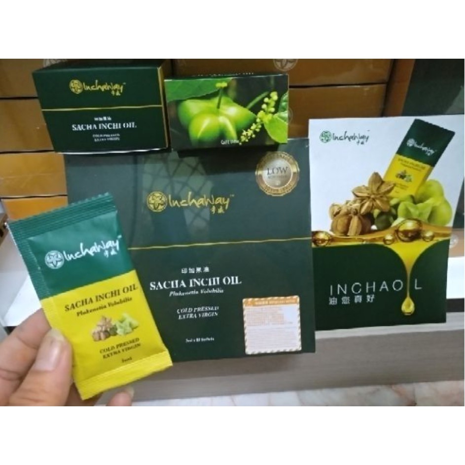 ORIGINAL Inchaway Incha Oil👉SACHA INCHI OIL(印加果油)👉3ml一包 | Shopee Malaysia