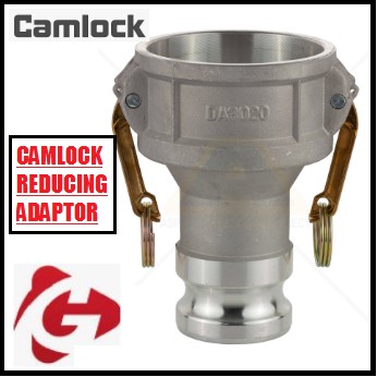 [Camlock] Aluminium Reducing Camlock Reducer , TYPE DA , Size : 2" to 4 ...