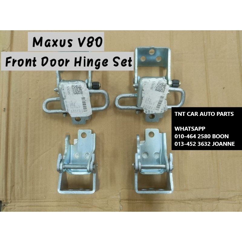 MAXUS V80 FRONT DOOR HINGE RH / LH UPPER AND LOWER (TNT CAR AUTO ...