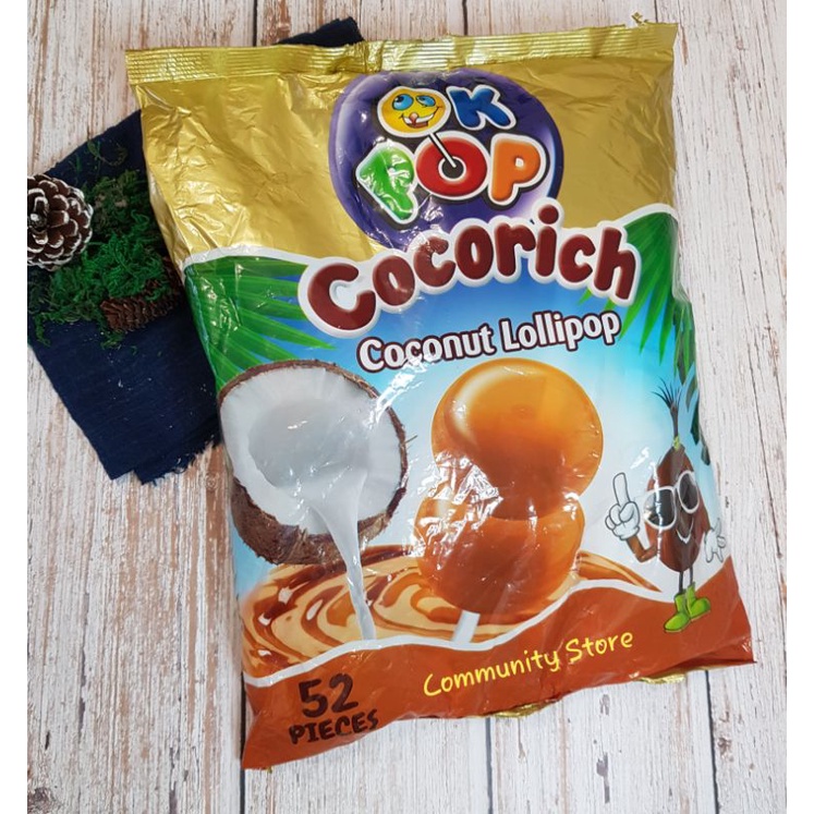 OK POP COCORICH COCONUT LOLLIPOP (52pc /Repack) | Shopee Malaysia