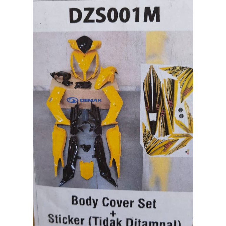 Demak Evo-zr 110 Full Body Cover Set (Include Sticker) Evo zr | Shopee Malaysia