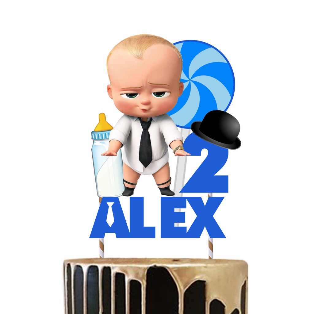 BOSS BABY CAKE TOPPER | Shopee Malaysia