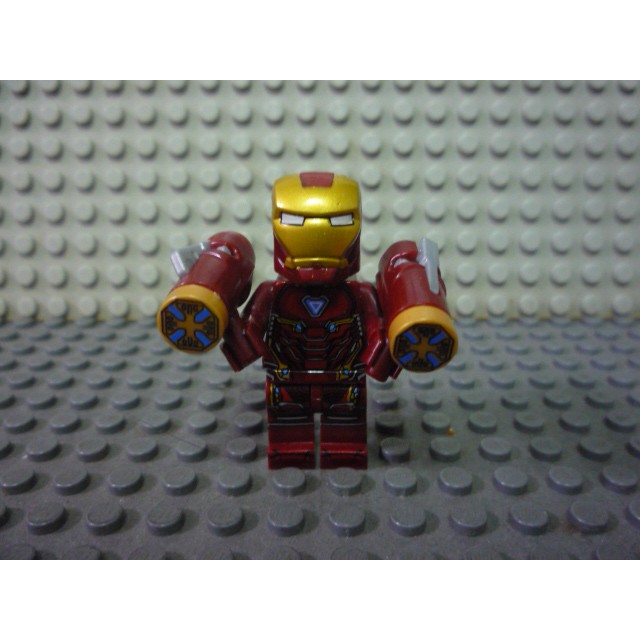 Custom Lego Marvel Super Heroes - Ironman Mark 50 Mini Figure | Shopee ...