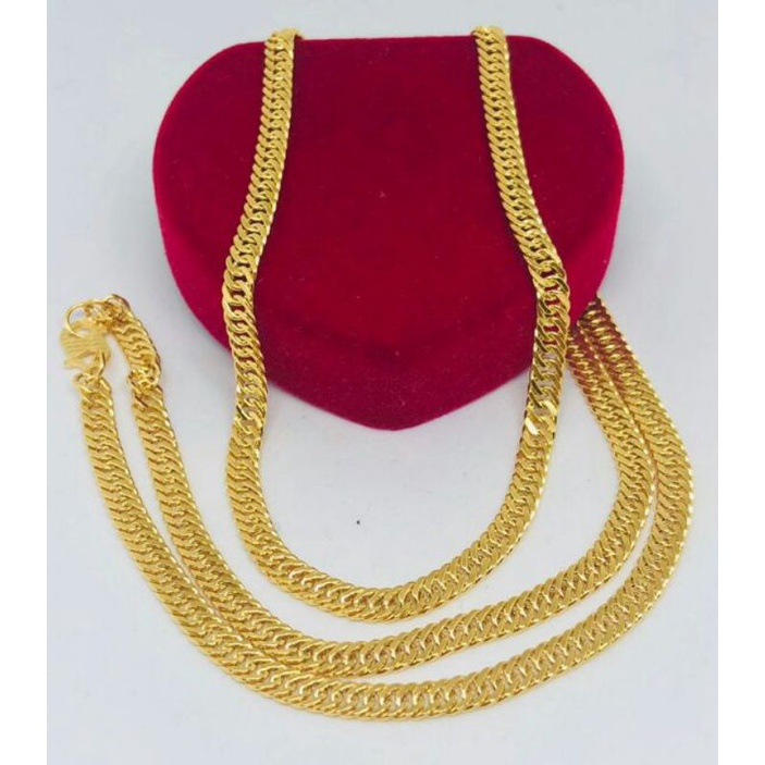 Rantai leher lipan dewasa emas 916 tulen | Shopee Malaysia