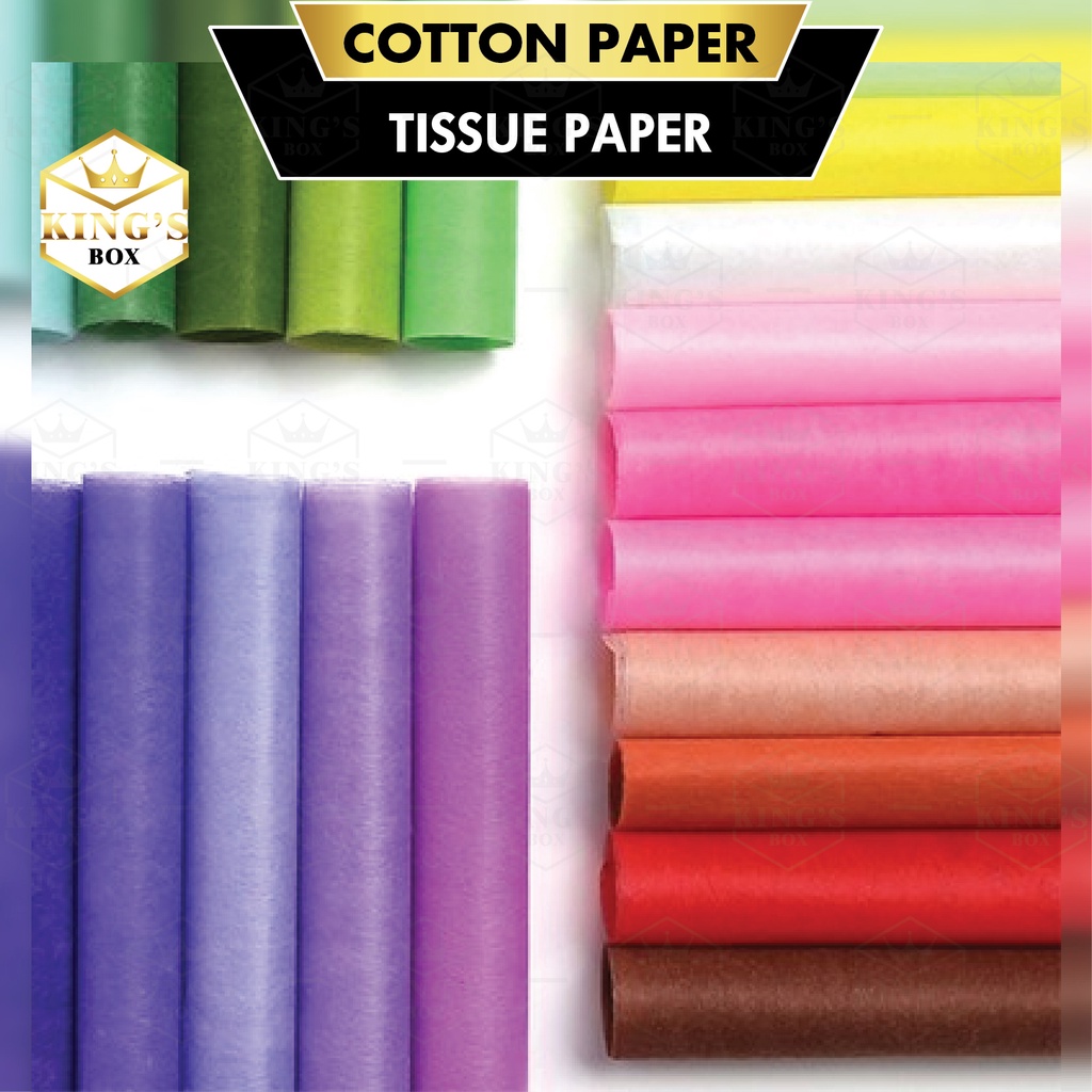 25-35pcs Cotton Paper Flower Wrapping Paper Bouquet Gift Packing Paper ...