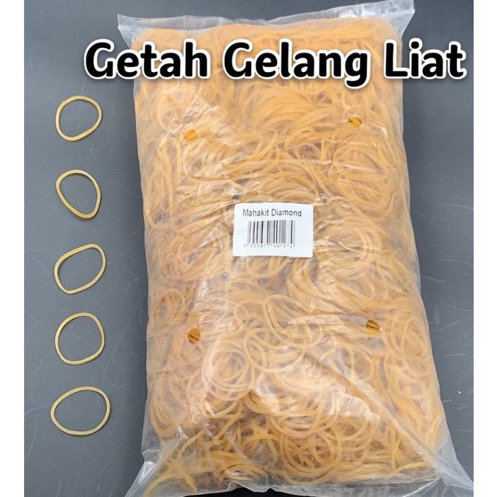 Getah Gelang Elastik / Virgin Rubber Band/ Getah Gelang Liat / High ...