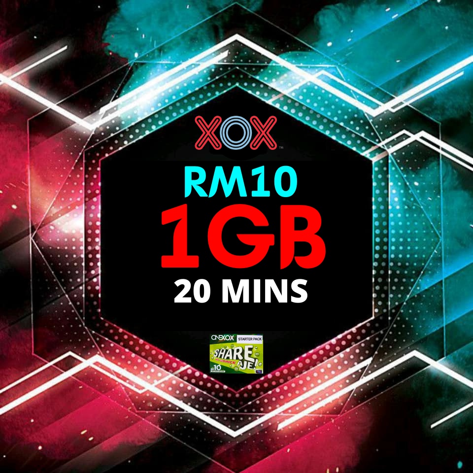 011 ONEXOX BLACK B10 3GB UNLIMITED HOTSPOT 4G LTE SIM CARD ***NO CONTRACT*** | Shopee Malaysia