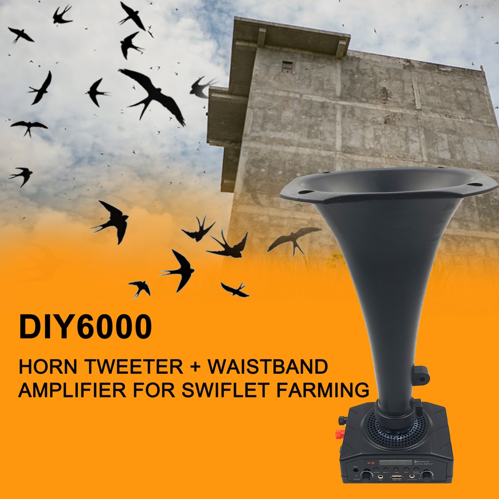 Swiftlet DIY 6000 Horn Tweeter + Waistband Amplifier For Swiftlet ...