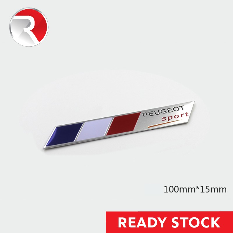 Peugeot Sport Car Sticker Emblem Logo Diamond Shape | Shopee Malaysia