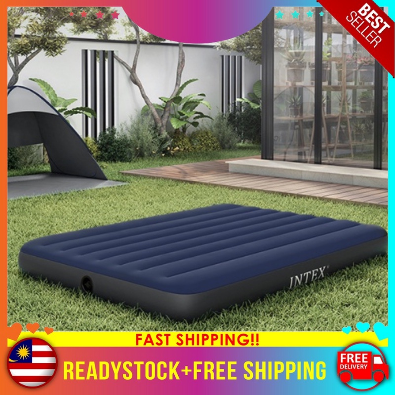 Tilam Angin ~ INTEX Inflatable Bed Comfort Plush Air Mattress Outdoor ...