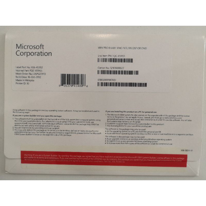 Microsoft Windows 8 Professional | Shopee Malaysia