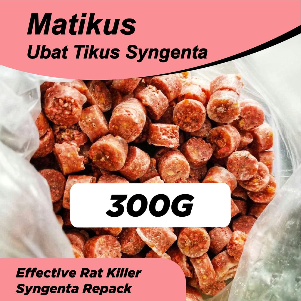 🚚READY STOCK🚚[100g/300g/1kg] Matikus Syngenta Rodenticides /Rat Bait ...