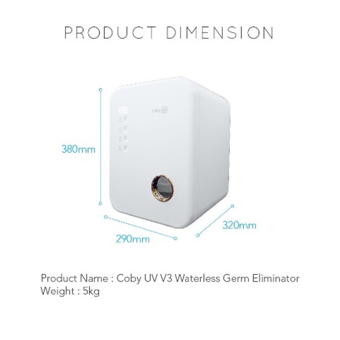 Coby UV Waterless Sterilizer Mini / V2 / V3 / V4 / V5 Combo / Baby Food ...