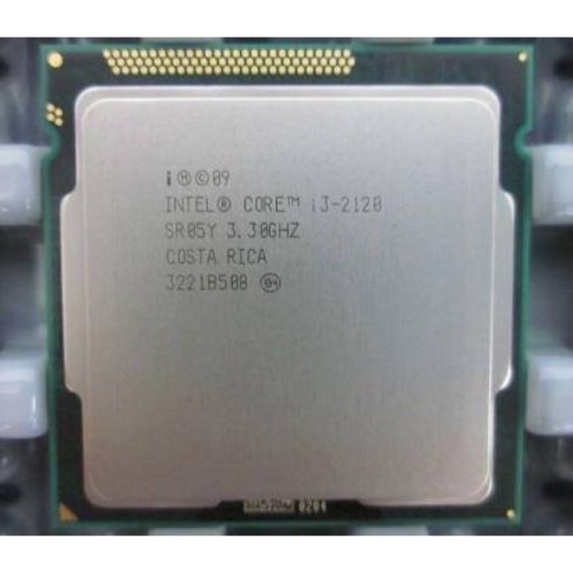 Intel Core I3 2120tray Processor Original Fan Socket 1155 Shopee