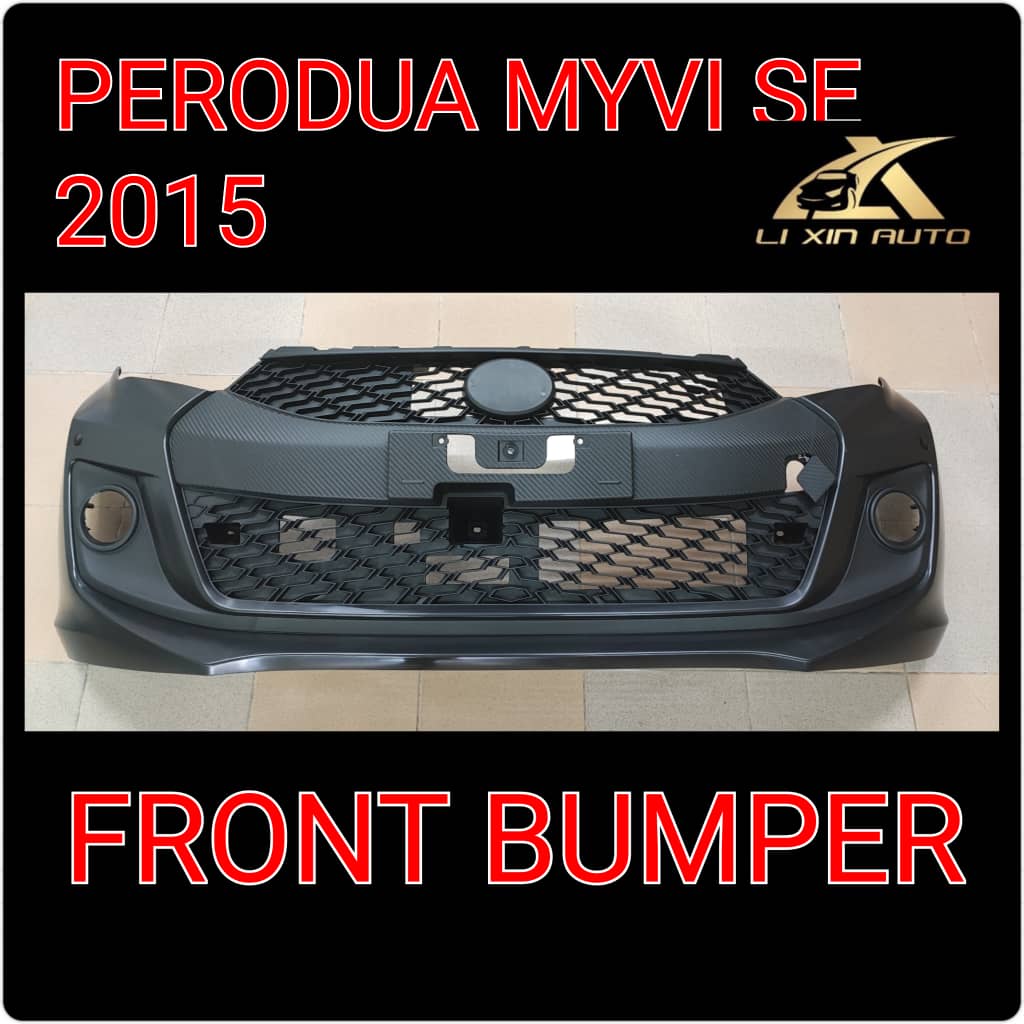 PERODUA MYVI SE ICON 2015 1.5C FRONT BUMPER WITH GRILLE ( DEPAN BUMPER ...
