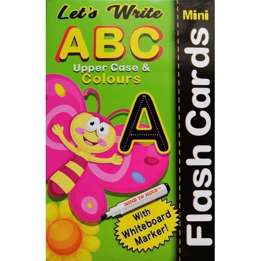 FLASHCARD MINI LET’S WRITE ABC (FREE MARKER) | Shopee Malaysia