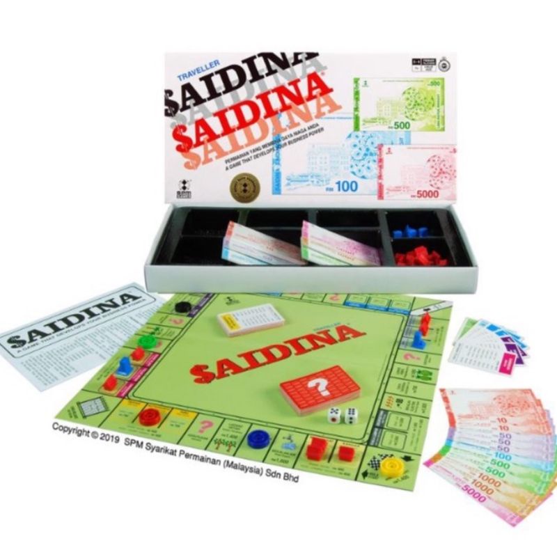 Saidina Traveller Millionaire / Jutaria Board Games SPM78 ( BM & BI ...